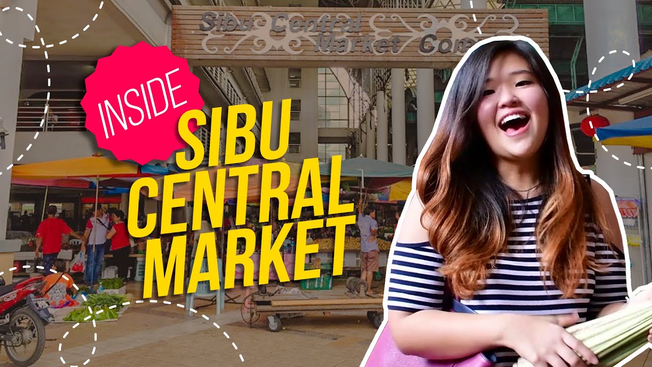 Must visit!!! Sibu Central Market in Sarawak - YouTube