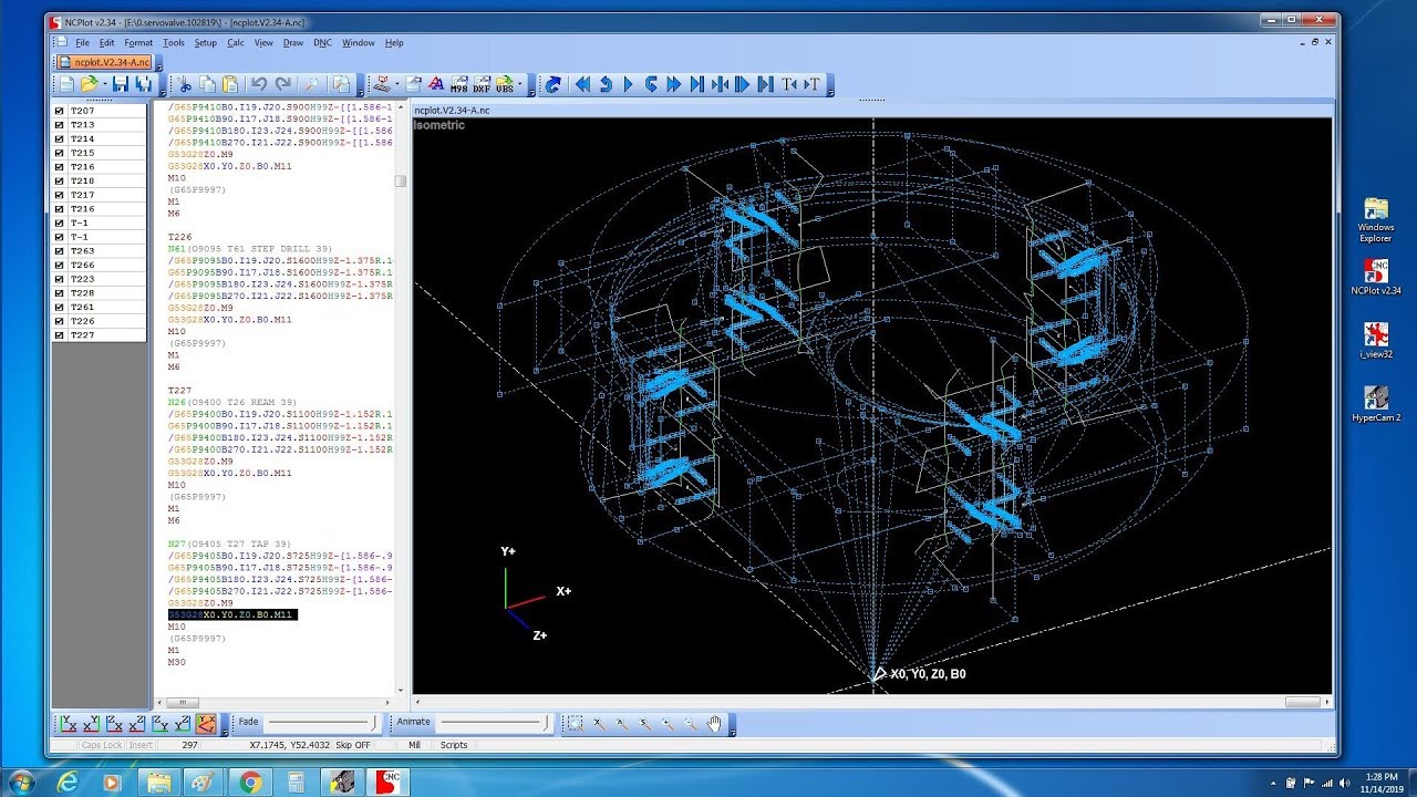 NCPLOT CUSTOM MACRO B BACKPLOTTING - YouTube