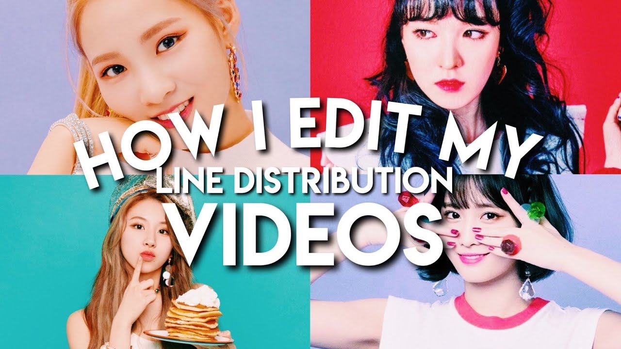 how i make my line distribution videos! - YouTube