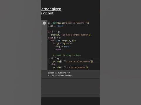 How to guess whether given number is PRIME or not🧐🧐🧐 ....check it out ...