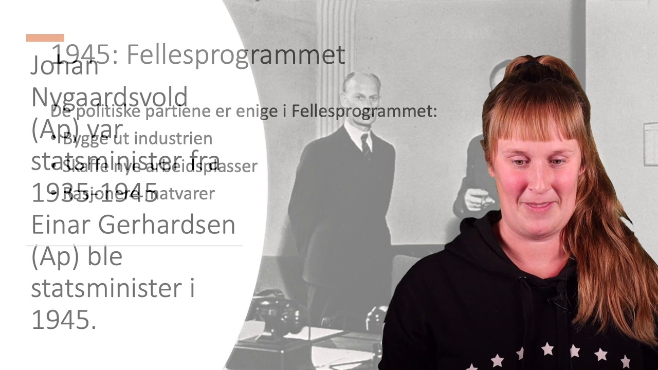 Oppbygging av velferdsstaten i Norge - YouTube