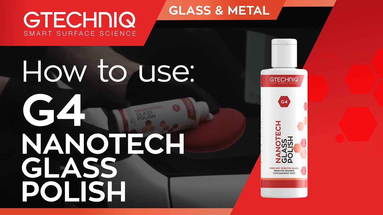 How to use: G4 Nanotech Glass Polish - YouTube