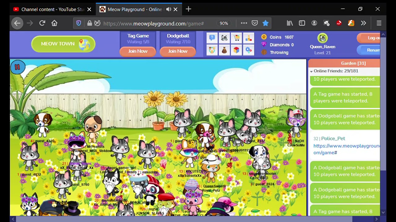 Meow Playground Online Pets Game Mozilla Firefox 2021 04 30 14 13 03 ...