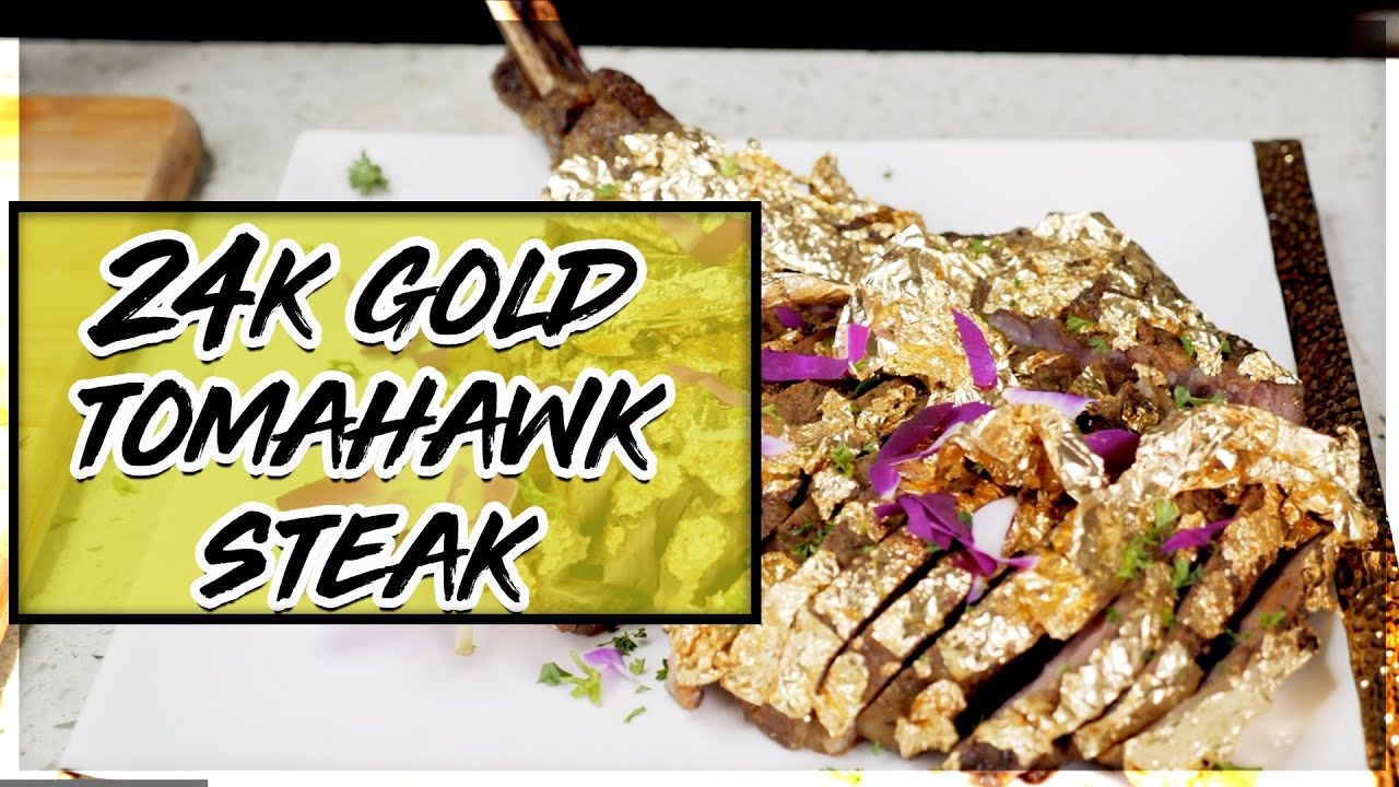 $1000 24k GOLD TOMAHAWK STEAK IN THE KITCHEN WITH CHEF, 59% OFF