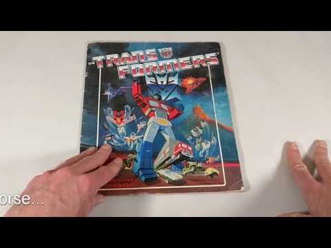 The Transformers Panini sticker album retrospective - YouTube