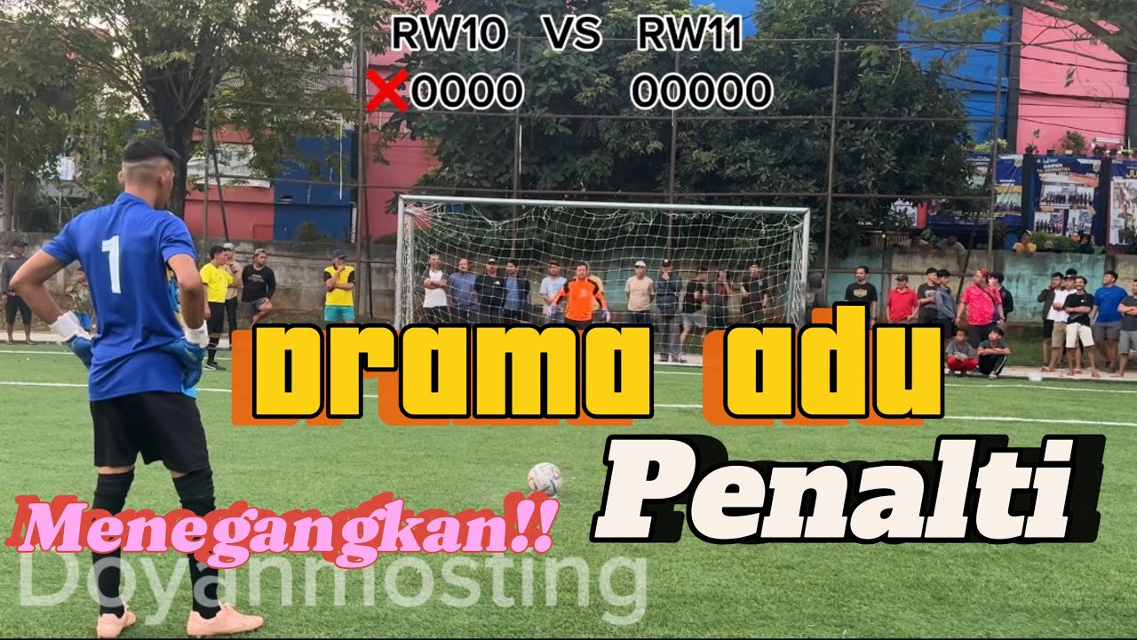 Menegangkan !!! Drama adu pinalti sudimara barat cup #sepakbola # ...