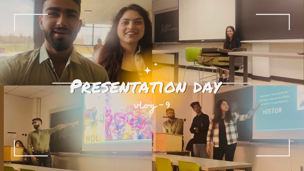 First Presentation (St. Clair College) || Vlog-9 ||Computer System ...