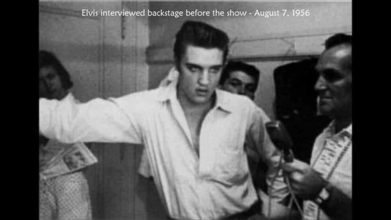 Elvis interview; August 7, 1956 - St. Petersburg, Florida - YouTube