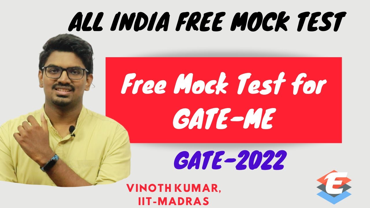 Free Mock Test: GATE-ME | AIFMT | GATE-2022 - YouTube