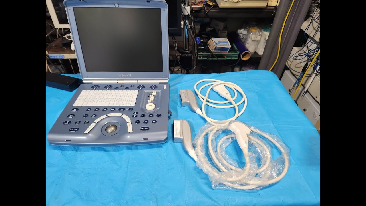 GE Voluson i Portable Ultrasound With 2 Probes - YouTube