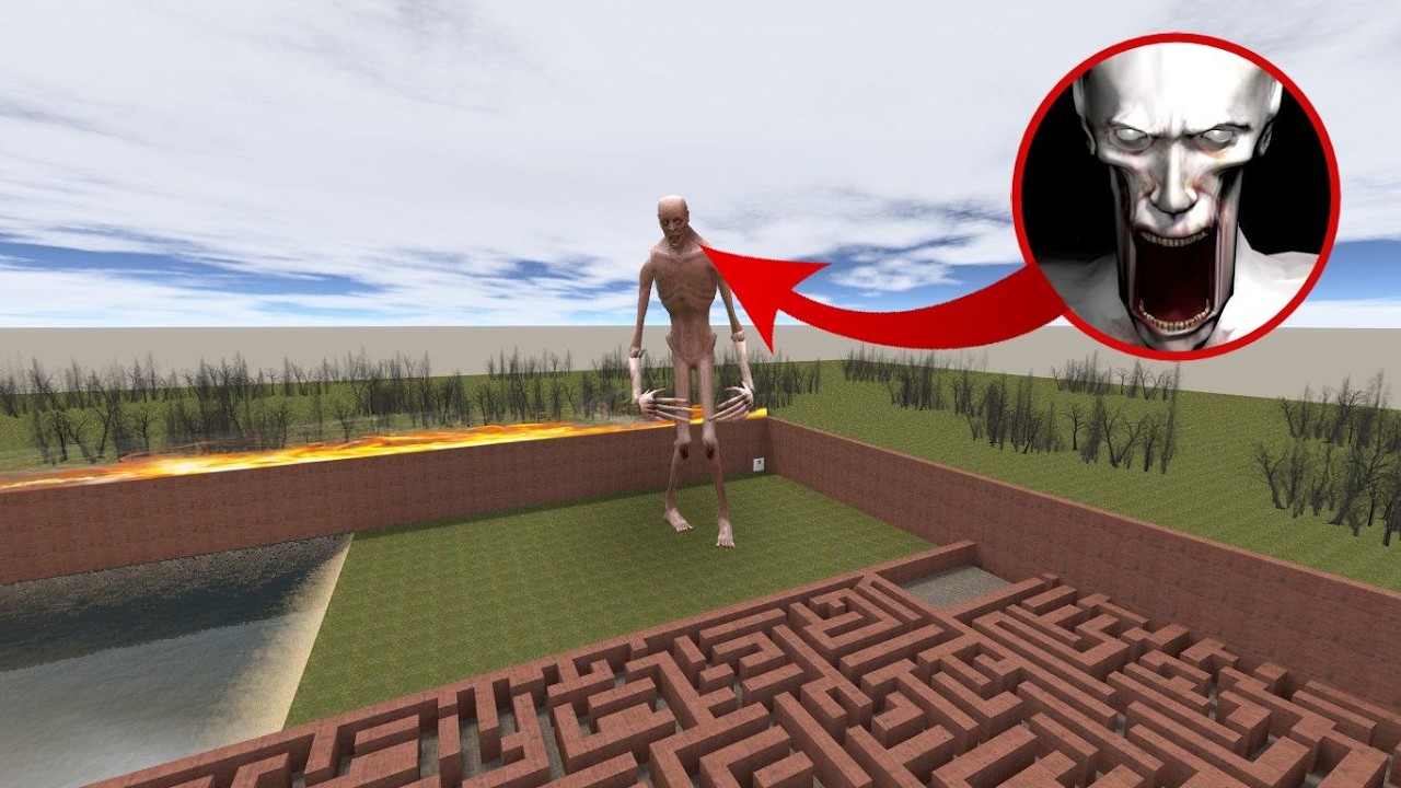 I FOUND THE BIGGEST SCP-096 IN A MAZE AND TRIED TO DESTROY IT WITH ...
