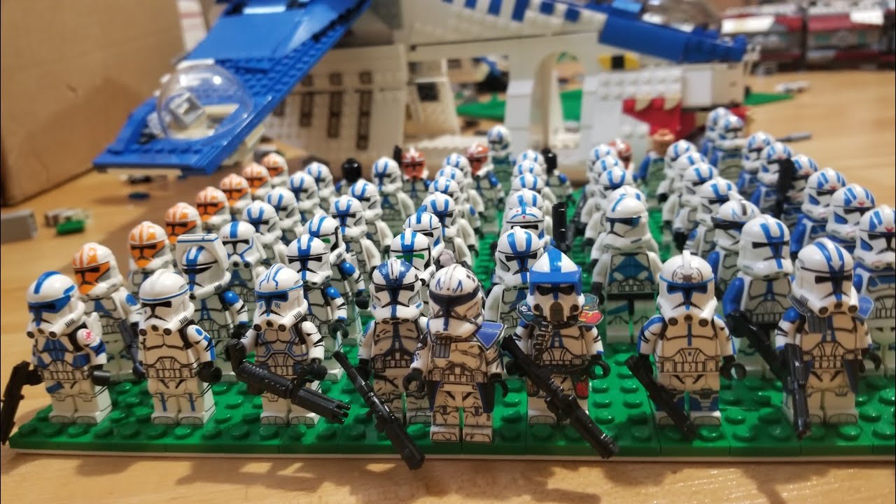 My HUGE Lego 501st Clone Army! | Building A Clone Army - YouTube