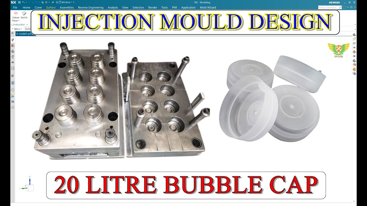 BUBBLE CAP 20 LITRE BOTTLE MOLD DESIGN | 20 LITER BUBBLE CAP MOULD # ...