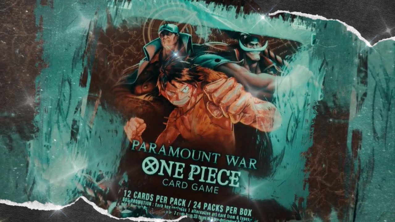 Abriendo Nuestra Primera Booster Box De One Piece Paramount War ...