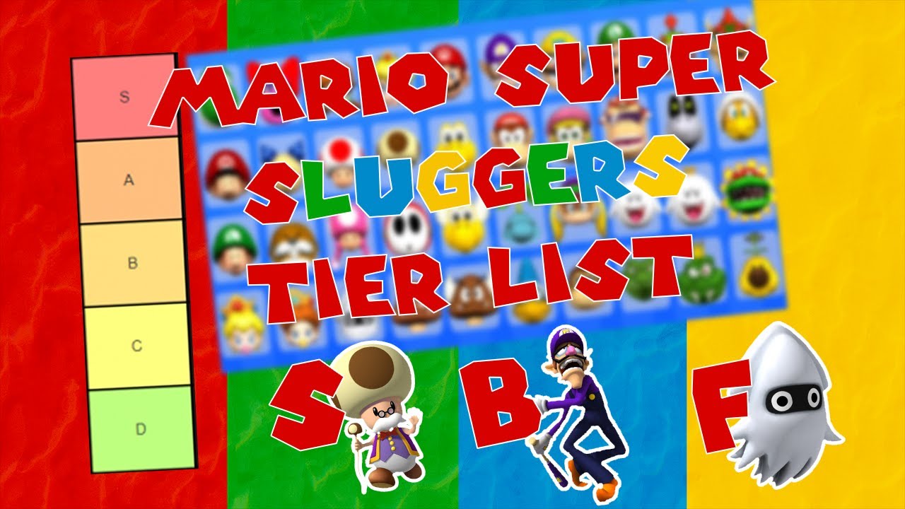 MARIO SUPER SLUGGERS TIER LIST - YouTube