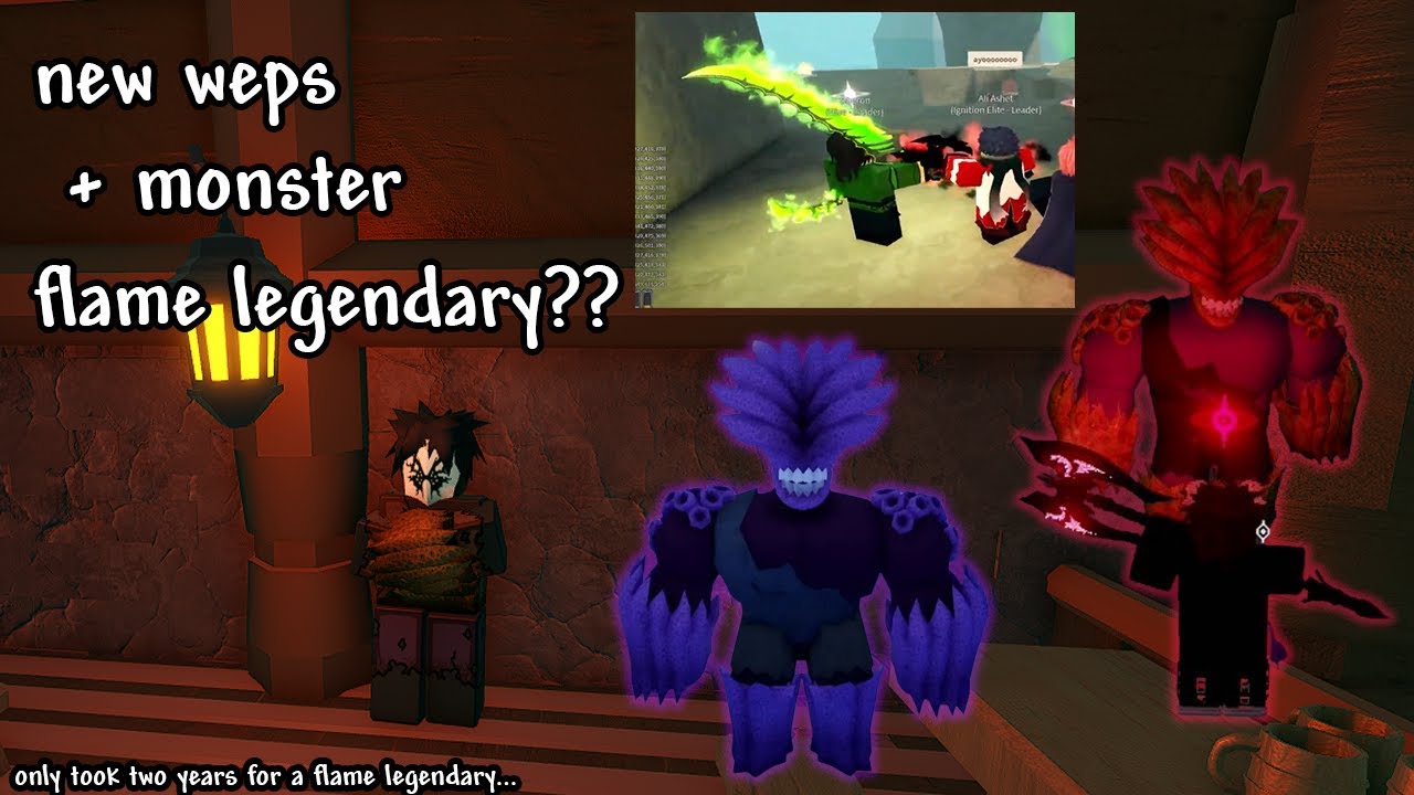 2 New Weapons & Monster (FLAME LEGENDARY) | Deepwoken - YouTube