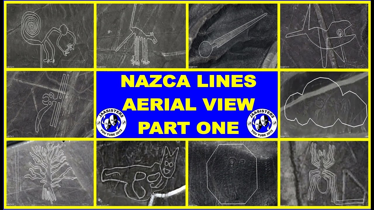 NAZCA LINES (AERIAL VIEW) IN GOOGLE EARTH PART -ONE #googleearth #nazca ...
