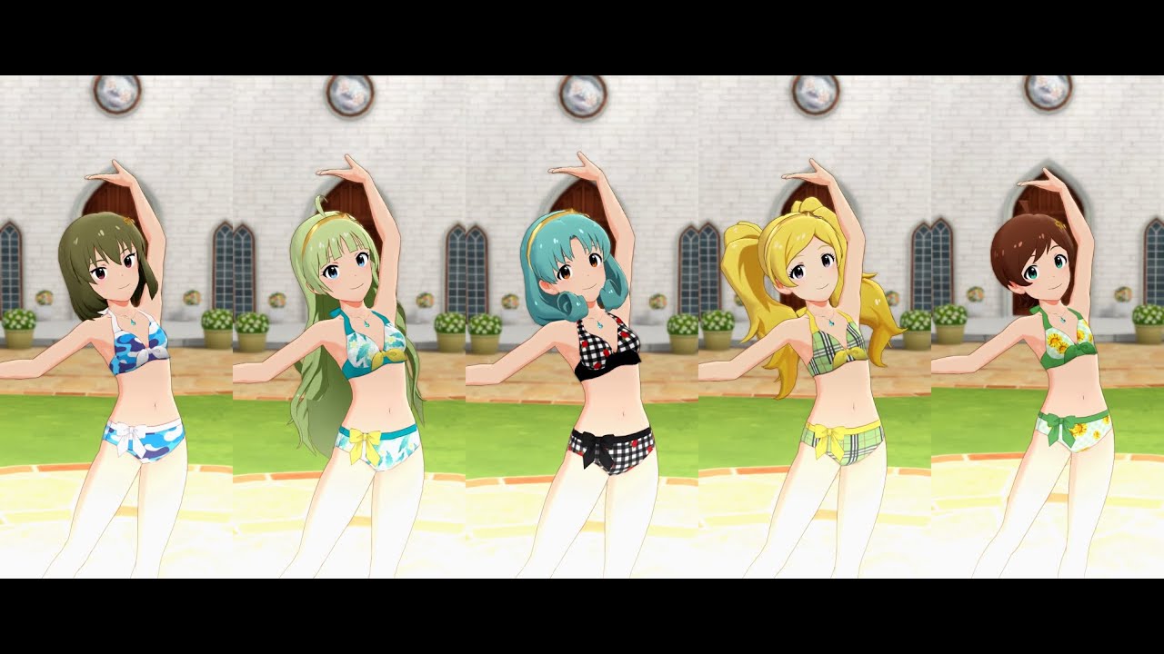 【ミリシタ】Team 6th Unknown Boxの開き方 ソロMV【マイオンリースイムウェア】 - YouTube