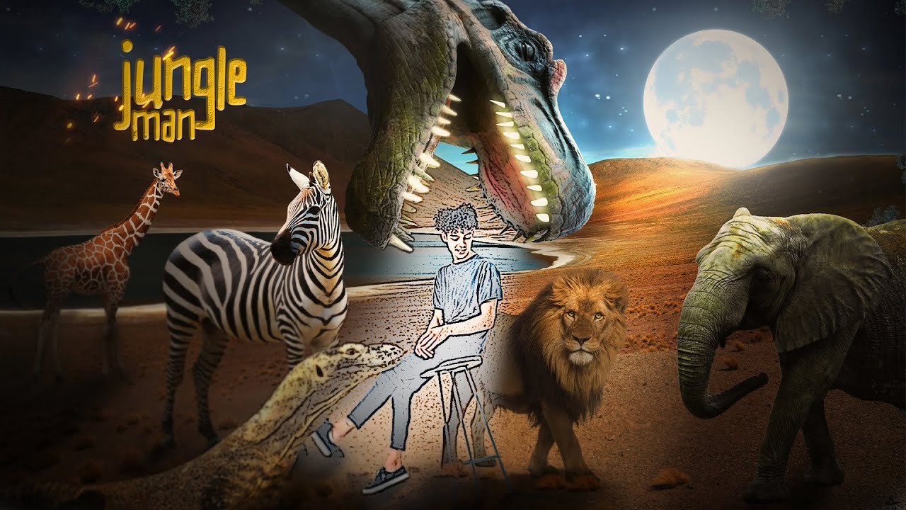 Jungle Man Photoshop Manipulation (Speed Art) - YouTube