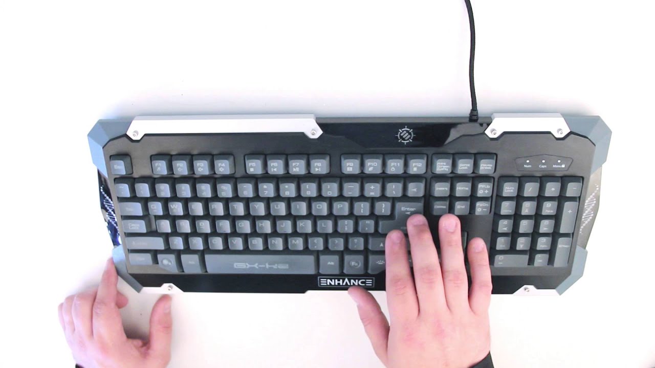 ENHANCE | GX-K2 Gaming Keyboard Tutorial - YouTube