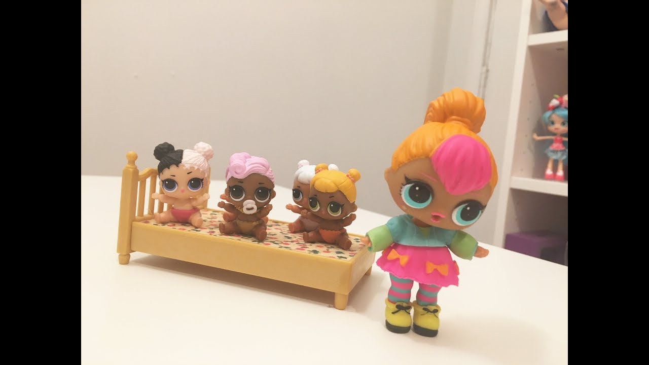 Five Little LOL dolls Jumping on the Bed - New Nursery Rhymes Songs ...