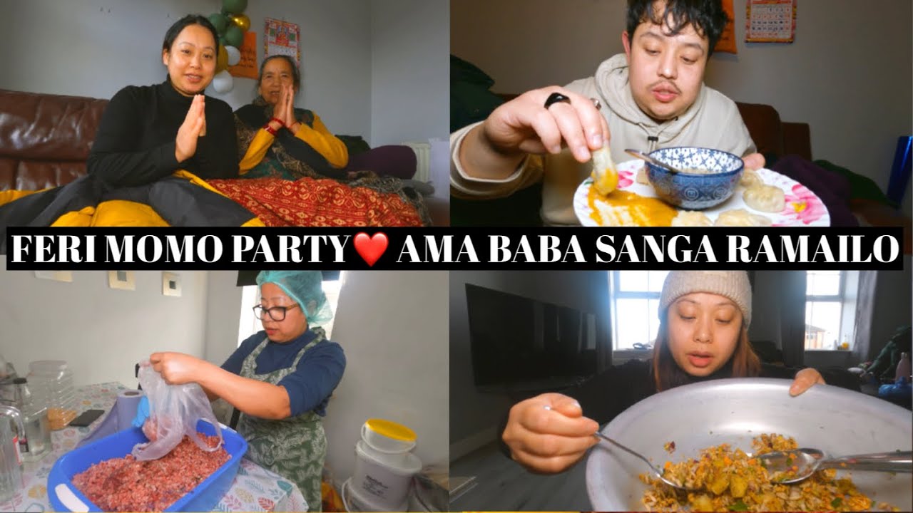 feri arko MOMO party at Sasurali 🤣 ️Gauri dd ko momo business 5 STAR🤣 | NICK & ROSIE - YouTube