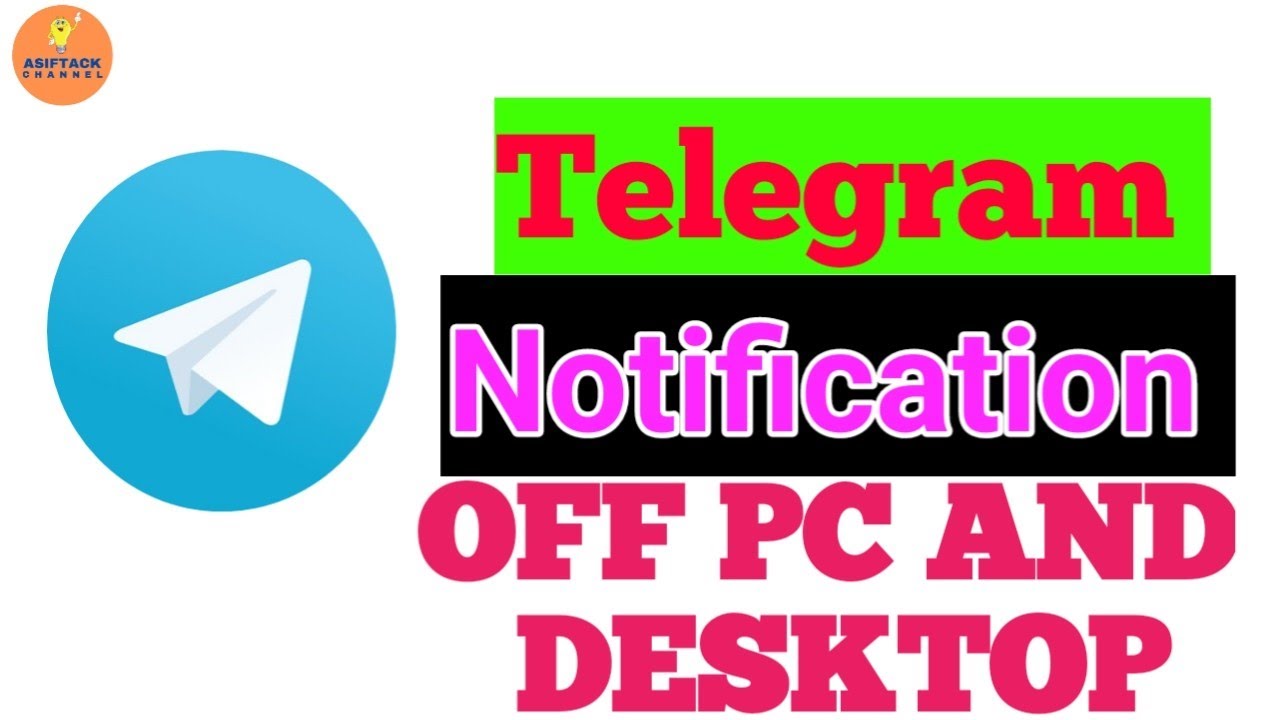 How to Telegram Notification Off Pc and Desktop | Off Telegram ...