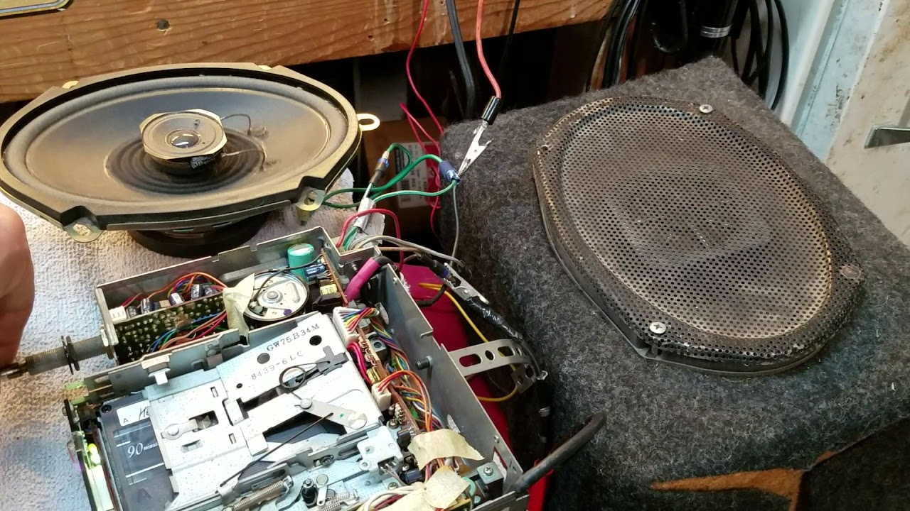 2019-06-20 Testing the Alpine 7151 after replacing the drive belt ...