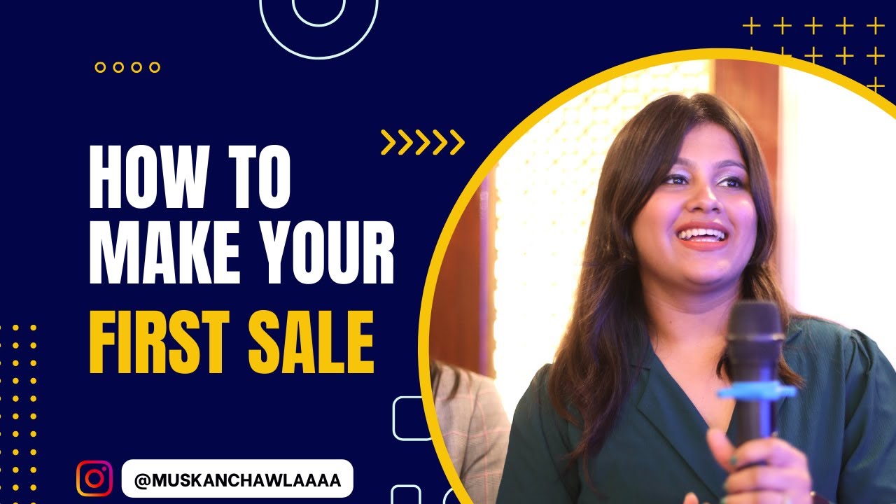 HOW TO GET YOUR FIRST SALE IN AFFILIATE MARKETING| MUSKAN CHAWLA - YouTube