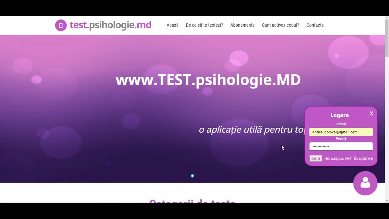 Tutorial nr.3: Cum activez un abonament - YouTube