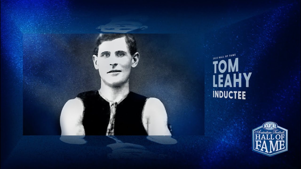Tom Leahy inducted into Australian Football Hall of Fame - YouTube