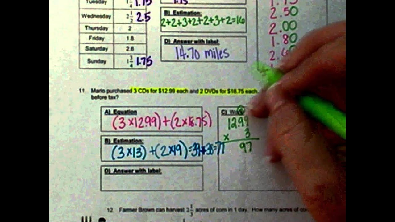 Unit 3 Part 2 Review Page 4 - YouTube
