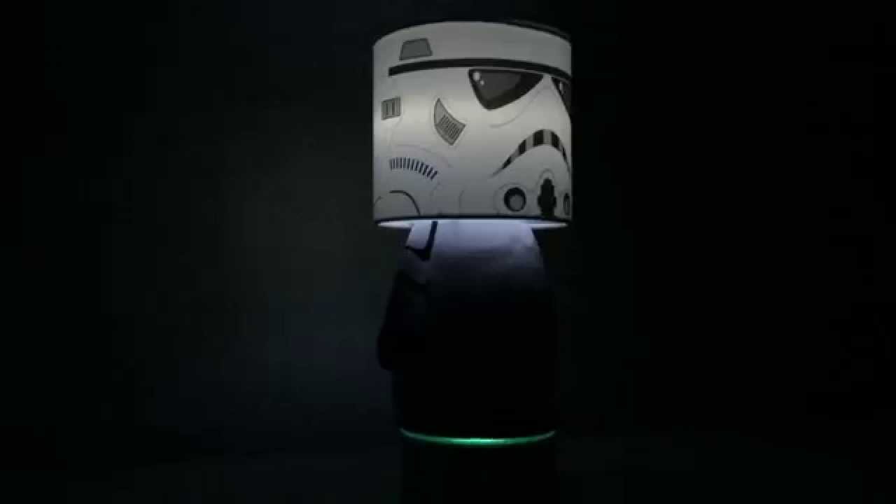 STORMTROOPER LED MOOD LIGHT IN THE DARK - BY GROOVY UK - YouTube