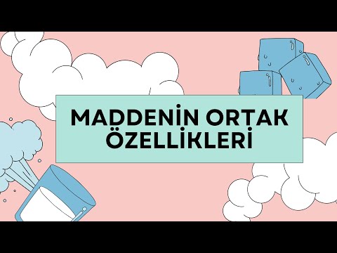 Maddenin Ortak Özellikleri 1 (kütle, hacim, eylemsizlik, hacim ölçü birimleri,katı cisim formülleri)