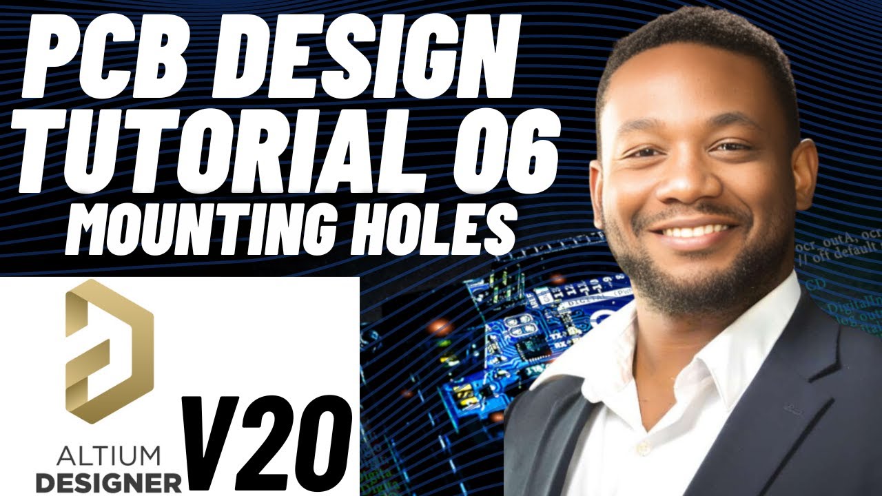 PCB Design Tutorial 06 for Beginners (Altium v20) - Mounting Holes ...