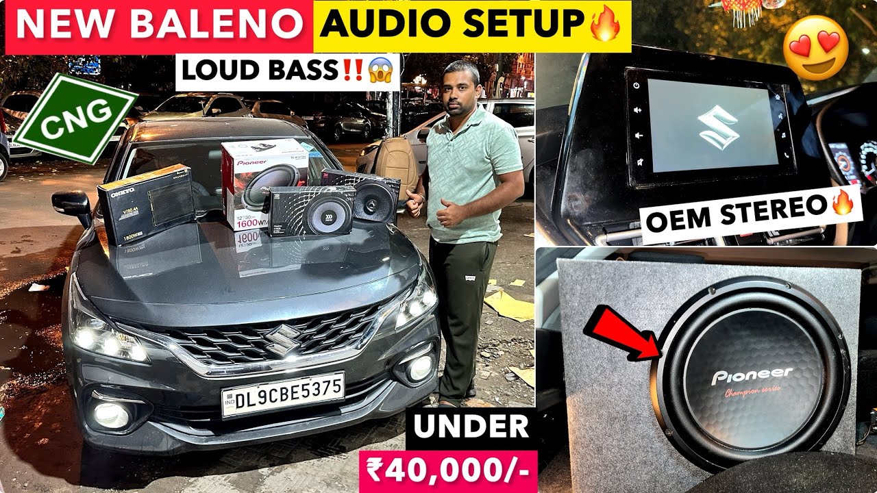 Loud Music Setup Installed in Maruti Baleno😱🔥 Best Budget Car Audio ...