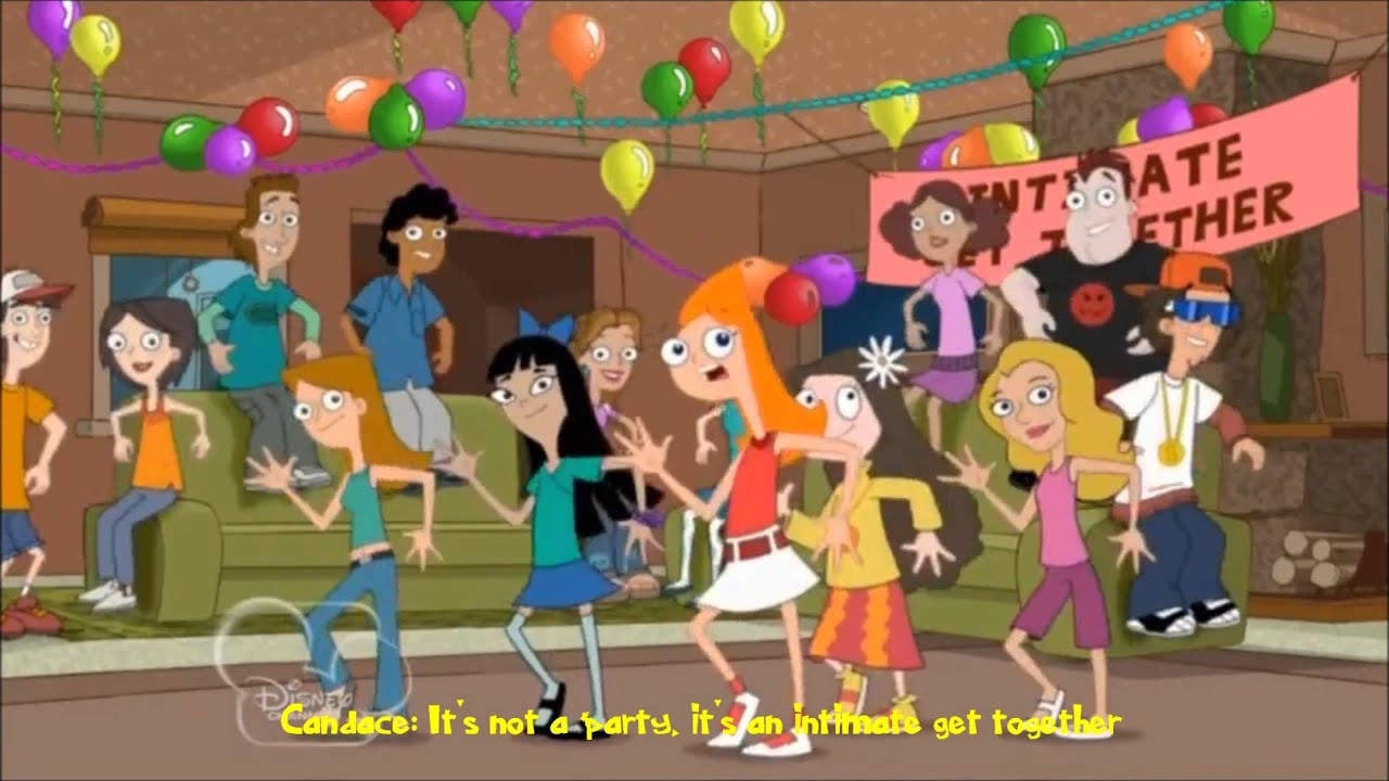 Phineas and Ferb Musical Cliptastical Countdown II - Candace Party ...