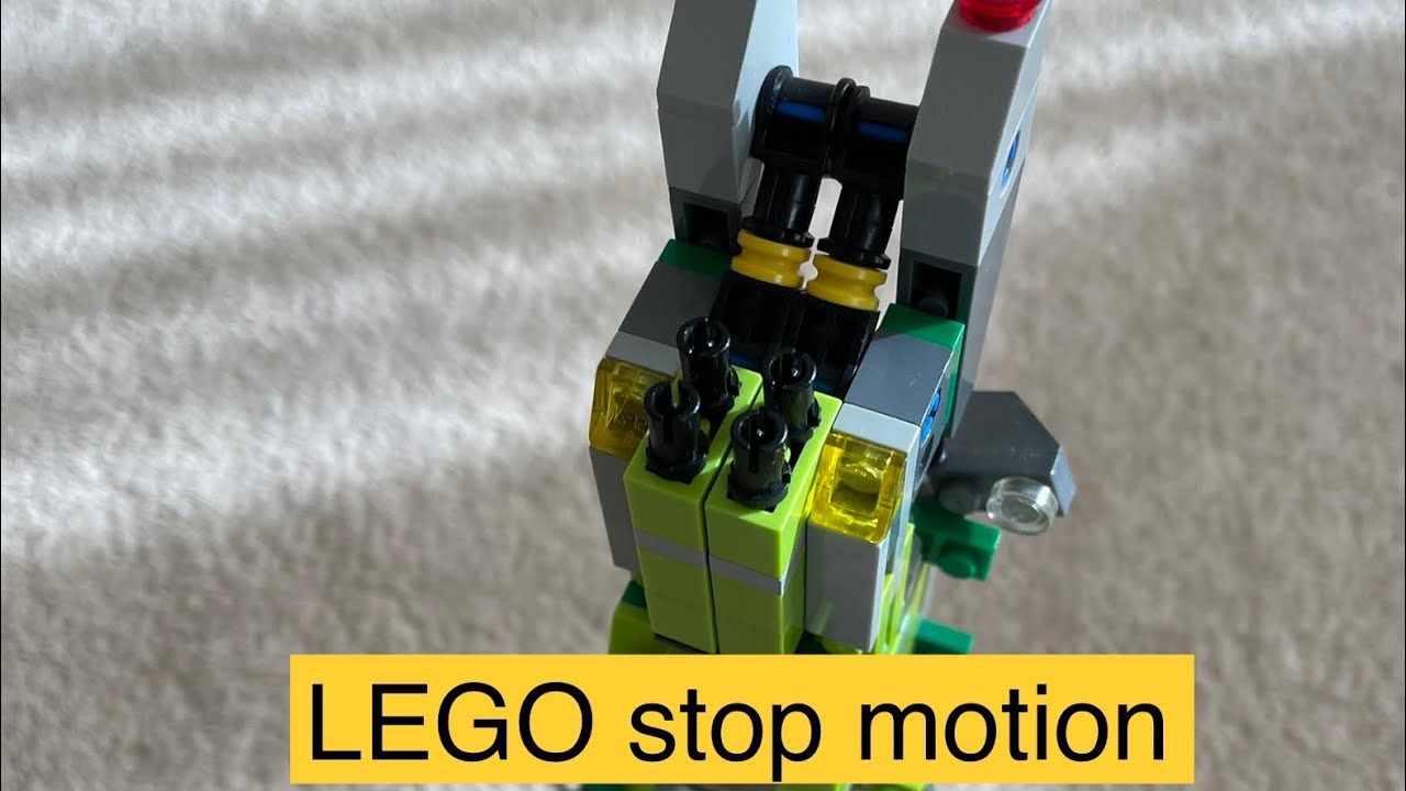 LEGO transformed robot stop motion - YouTube