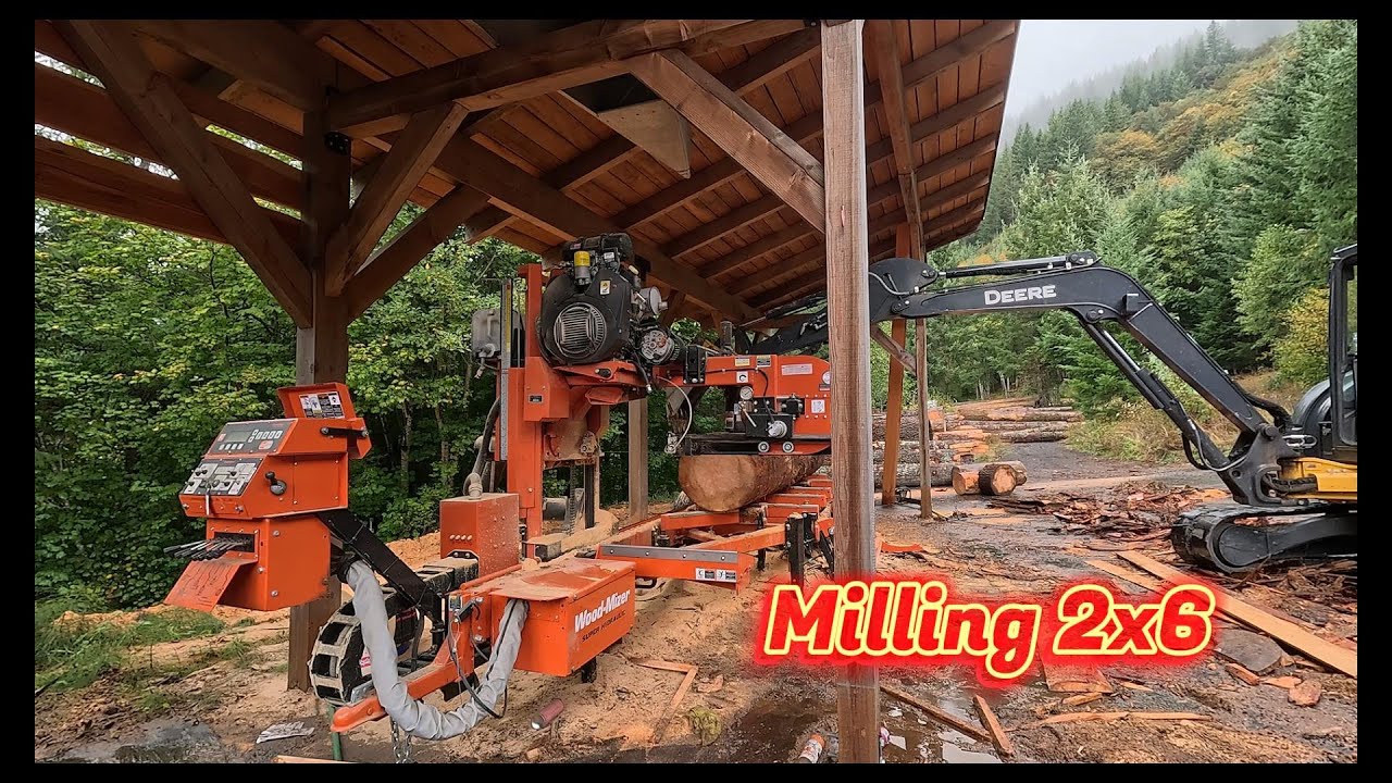 Milling Our Own Lumber for Home Build - YouTube