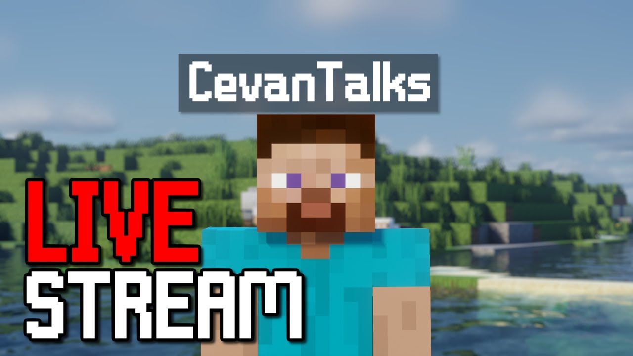 FIRST STREAM! Come Chat while i play Minecraft - YouTube