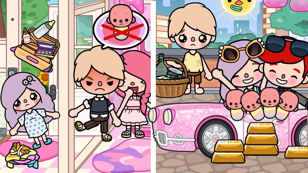 My Mom Became Rich After Divorce 🤱🏻💰 | Sad Story | Toca Boca | Toca ...