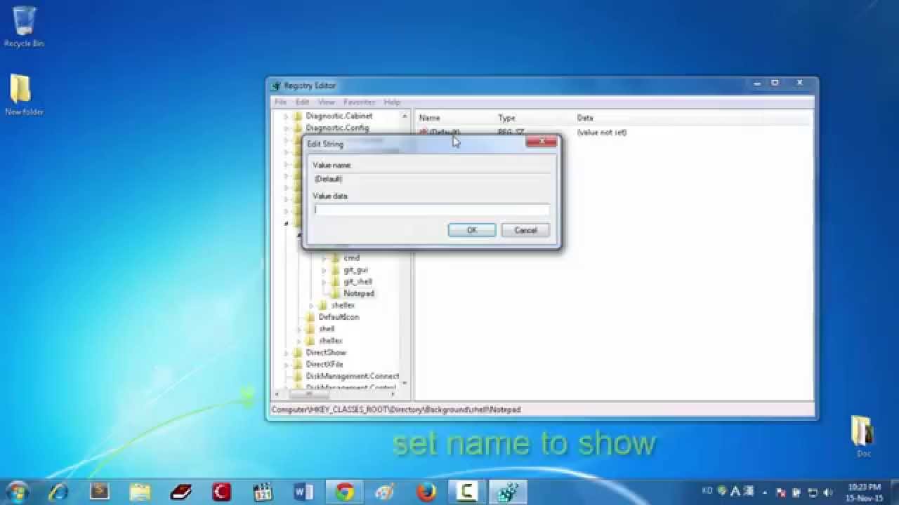 How To Add Any Applicationsoftware To The Desktop Right Click Menu Youtube