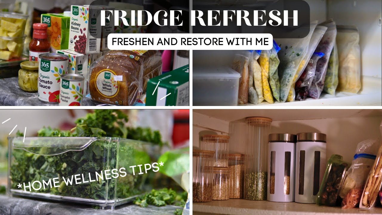 Refrigerator Refresh and Cleaning, minimalistic and asmr - YouTube