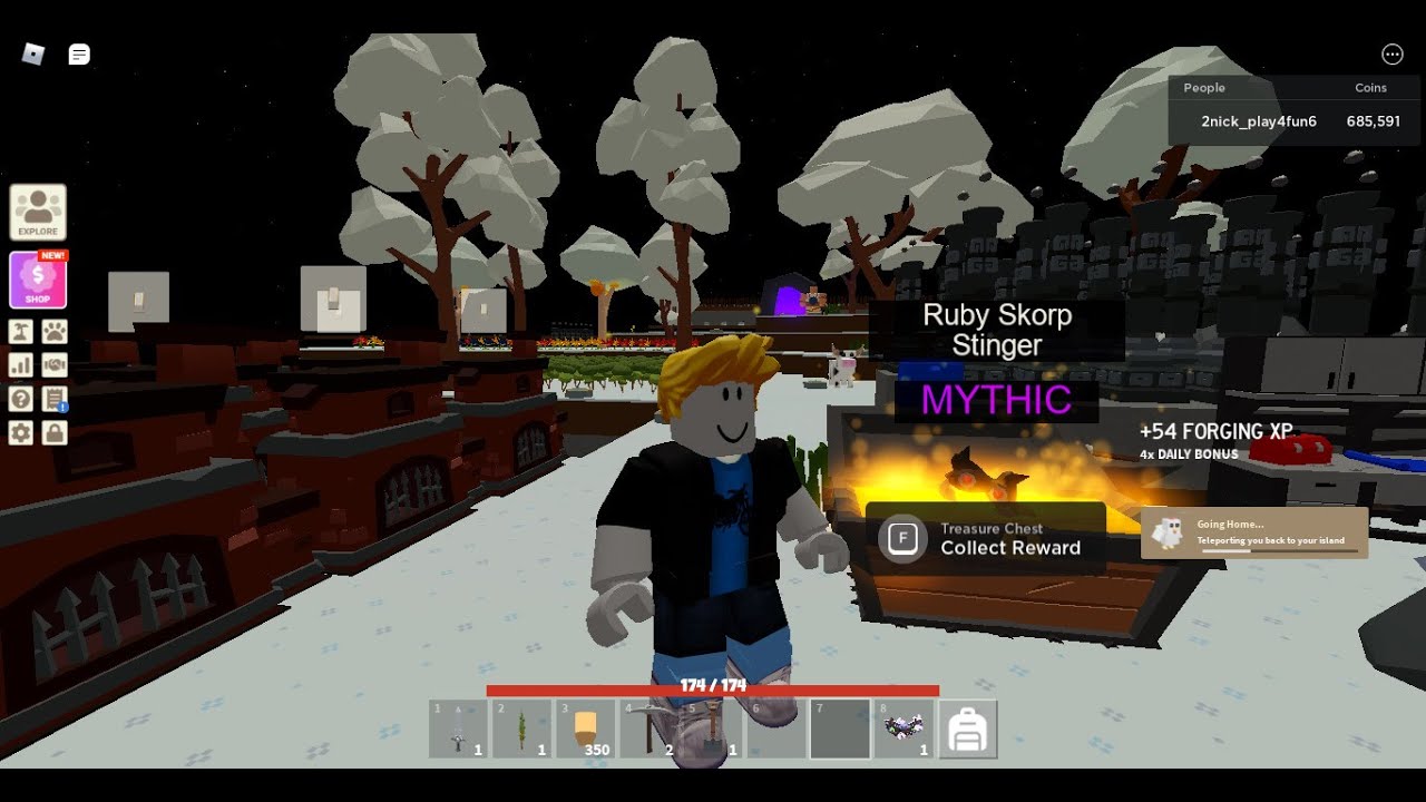 Open Treasure Chest! And Get Ruby Skorp Stinger! [MYTHIC]. in Roblox ...
