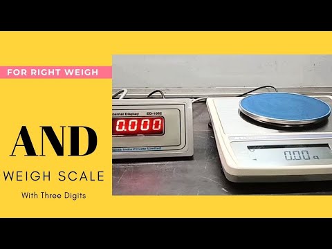 And weigh scale extra display with 3 digits! with BIS application - YouTube