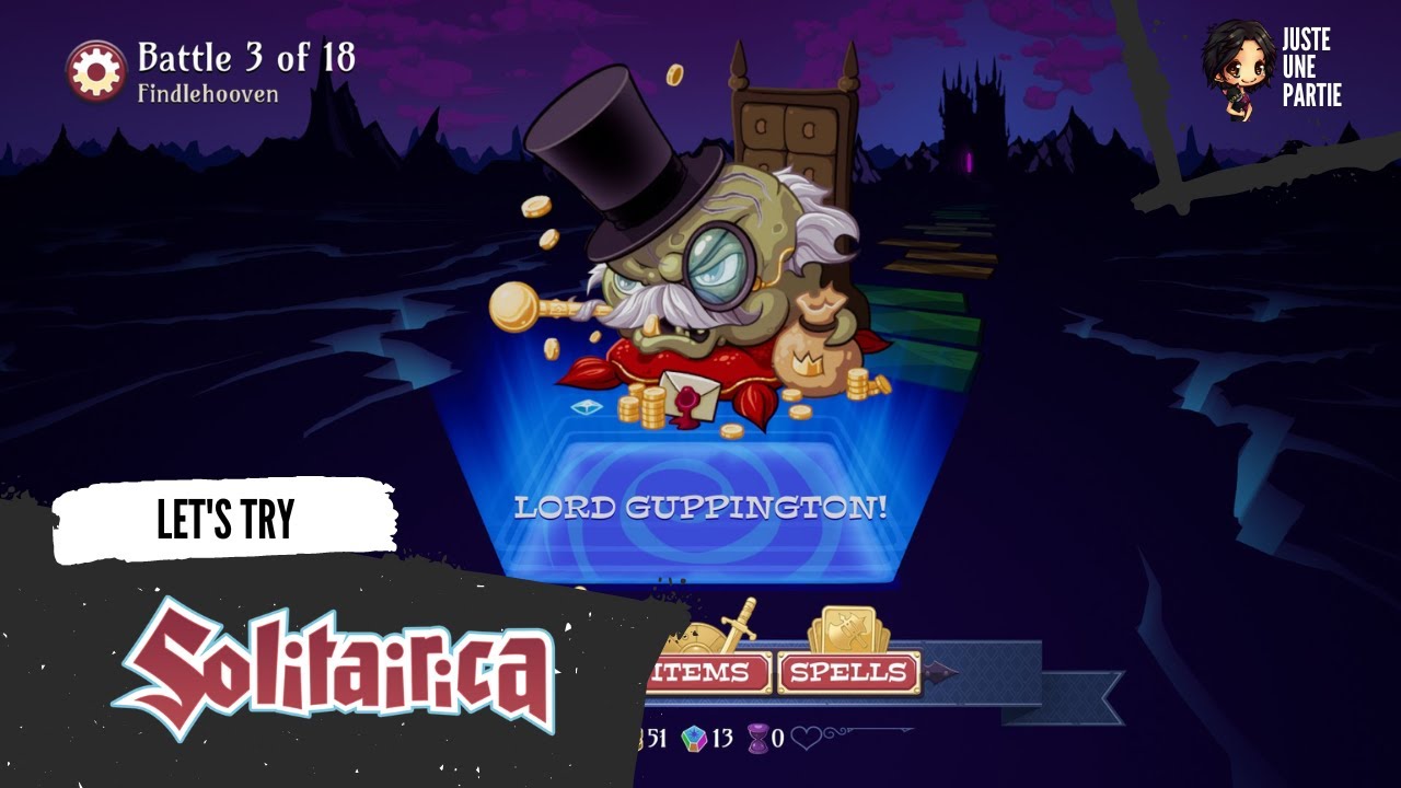 Solitairica - Let's Try - Un jeu de solitaire roguelike - YouTube