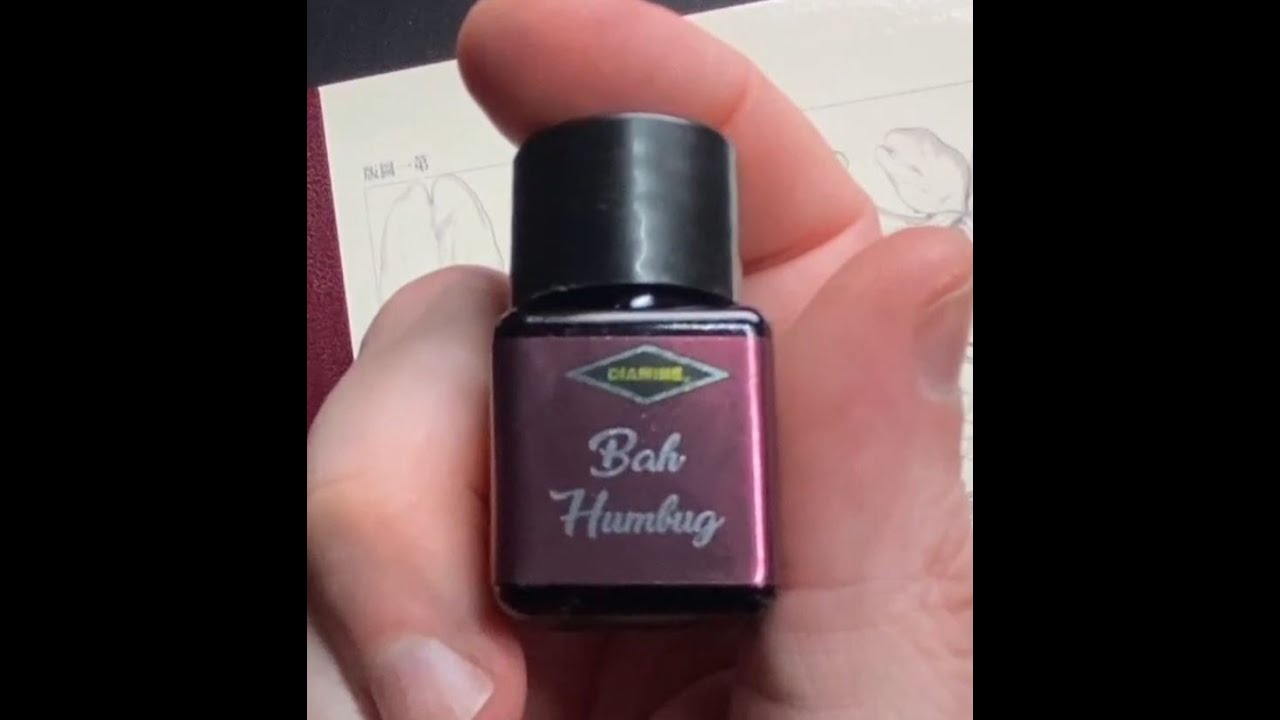 Diamine InkVent 2023 Jour 12 Bah Humbug - YouTube