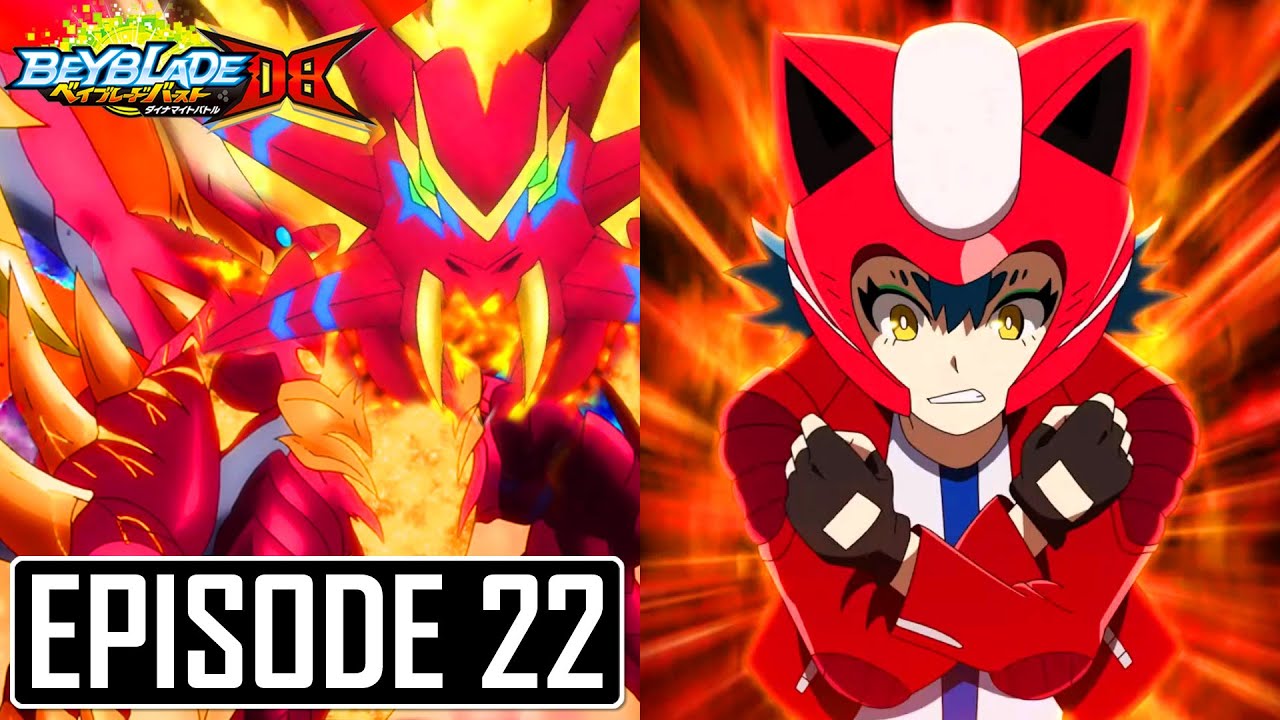 ILLYA AND MAGMA IFRIT! Beyblade Burst DB Episode 22 | Beyblade Burst ...