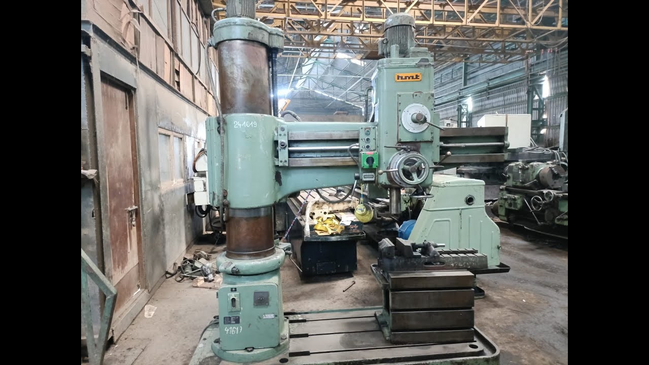 HMT RM-62 Radial Drill Machine - YouTube