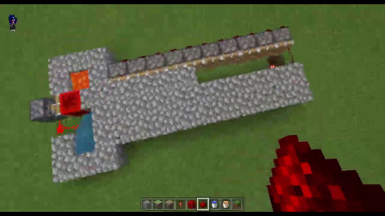 How to make a cobelstone generator in Minecraft - YouTube